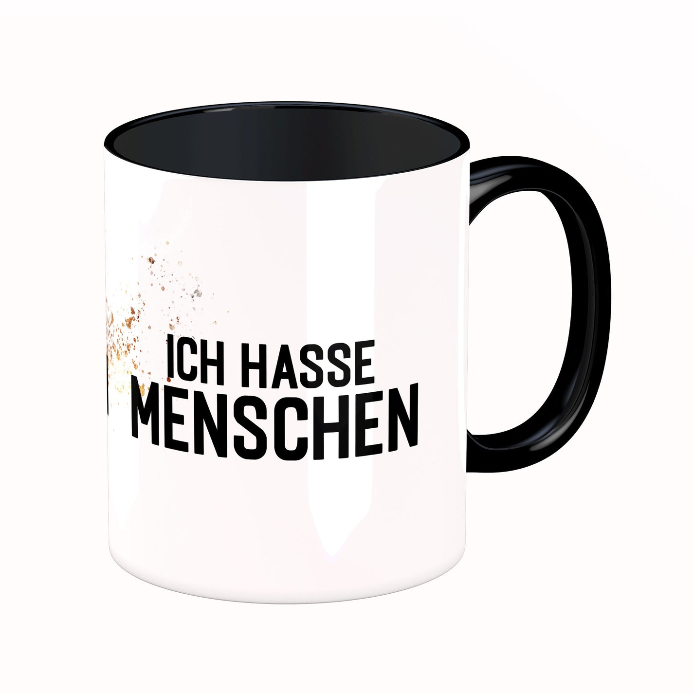 Tasse mit Spruch: Ich hasse Menschen – Engelchen & Teufelchen Jenny Grimm